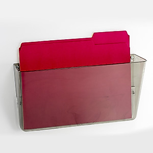 OIC Wall Files, Pockets and Accessories, Smoke (OIC21431), Letter