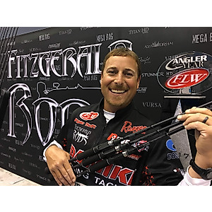 Fitzgerald Bryan Thrift Signature Series Pro Tournament Bass Fishing Rods Drop Shot/Ned Rig, Finesse Topwater, Micro Jig, Skipping Special, Shaky Head/Wacky Worm, Crankbait, Chatterbait, and Frog Rod
