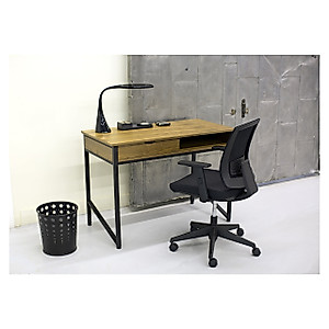 Safco Products 9740BL Bubble Wastebasket, 6-Gallon, (Qty. 3), Black