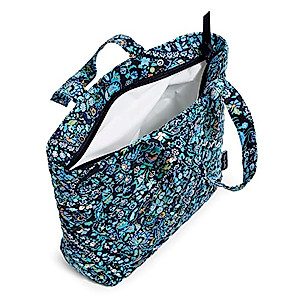Vera Bradley Women's Cotton Lunch Tote Lunch Box, Dreamer Paisley - Recycled Cotton, One Size