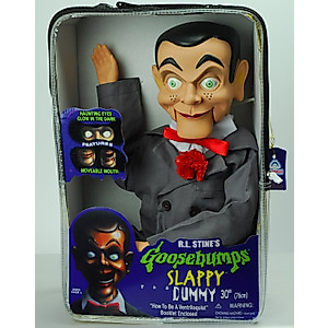 Slappy Dummy, Ventriloquist Doll “Star of Goosebumps”, Famous Ventriloquist Dummy. Has Glow in The Dark Eyes. Bonus E-Book 'How to Be a Ventriloquist'