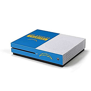 Skinit Decal Gaming Skin Compatible with Xbox One S Console - Officially Licensed NFL Los Angeles Chargers Blue Performance Series Design