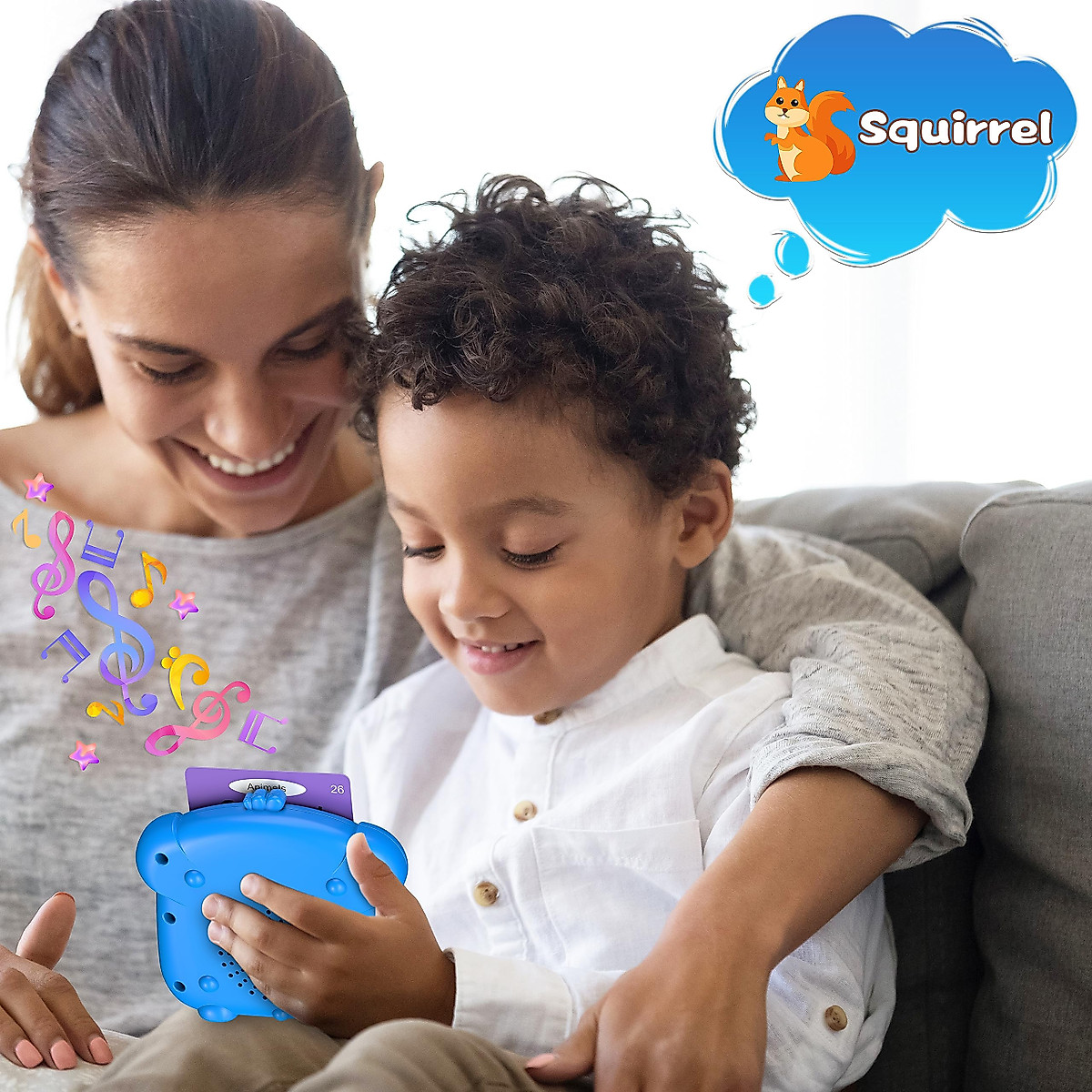 Toddler Toys for 1 2 3 4 5 Year Old Boys and Girls, Autism Sensory Toys for Autistic Children, Learning Montessori Toys, Speech Therapy Toys, 348 Sight Words Talking Flash Cards, Kids Birthdays Gifts