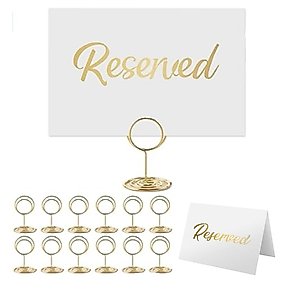 12 Pack- Gold Foil Resed Sns fr eding