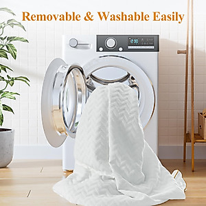 Maxzzz 4 Inch Mattress Topper Twin - Firm to Extra Firm Memory Foam Mattress Topper, High Density Foam Topper for Twin Bed Mattress, with Deep Pocket Pillow Top Cover, CertiPUR-US Certified