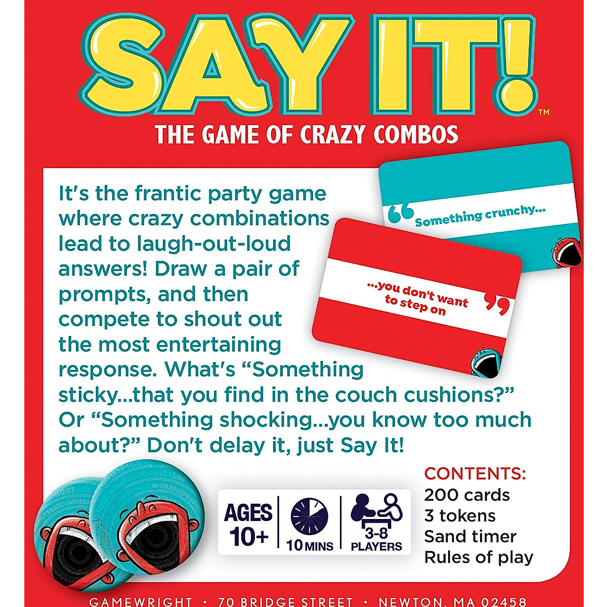 Gamewright - Say It! The Game of Crazy Combos, 5"