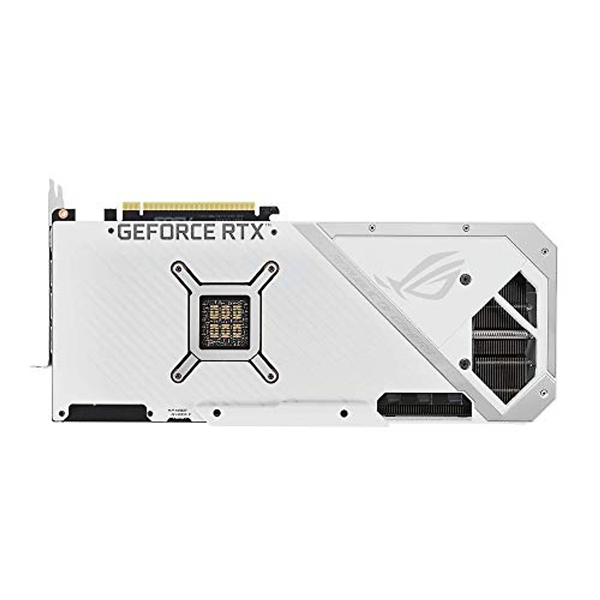 ASUS ROG STRIX NVIDIA GeForce RTX™ 3080 White OC Edition Gaming Graphics Card (PCIe 4.0, 10GB GDDR6X, HDMI 2.1, DisplayPort 1.4a, White color scheme, Axial-tech Fan Design, 2.9-slot, Super Alloy Power