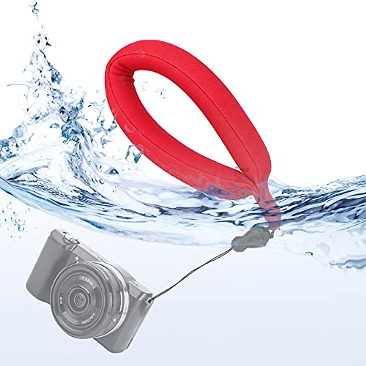 Weewooday 6 Pcs Floating Wrist Strap Waterproof Camera Phone Float Lanyard Foam Floating Band for Camera, Cell Phone, Waterproof Bag, 6 Colors