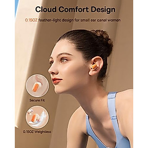 Baseus Hybrid Active Noise Cancelling Wireless Earbuds for Women - 3D Spatial Audio Bluetooth 5.3 Earbuds App Customized Upto 90% Noise Cancelling Lightweight Ear Buds for iPhone, Android (AirNora 2)