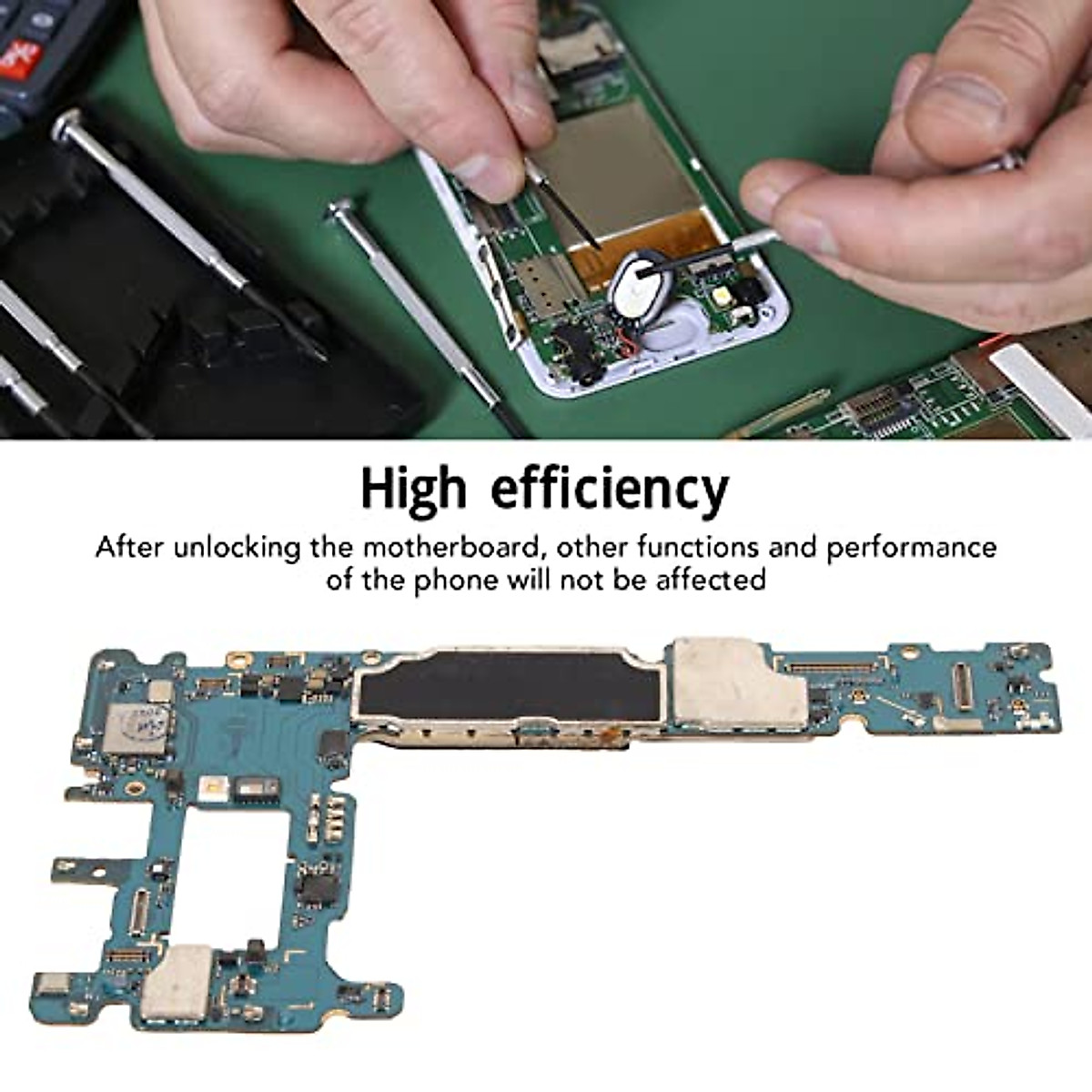 Cellphone Mainboard Replacement for Samsung Galaxy Note8, 64GB PCB Unlocked Motherboard Professional Mobile Phone Gaming Motherboard Unlocked Main Logic Board (EU Version)