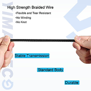 YIMATEECO Headphone Splitter 3.5mm Splitter, 1 Male to 2 Female Headset Mic Adapter, Audio Splitter for Headphones Laptop PS4 Xbox PC Phone Tablet Gaming. (1 Male to 2 Female, 2pcs, Brown)