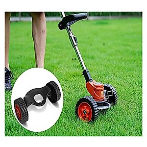 Cordless Lawn Mower Grass Trimmer Rolling Wheel Effective Comfortable Garden Lawn Mower Accessories String Cutter Guider Tools