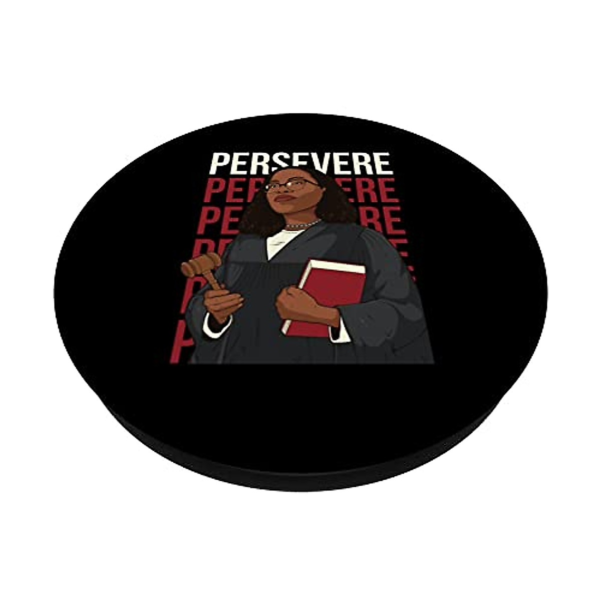 Persevere Ketanji Brown Jackson Liberal Feminist Costume KBJ PopSockets Swappable PopGrip