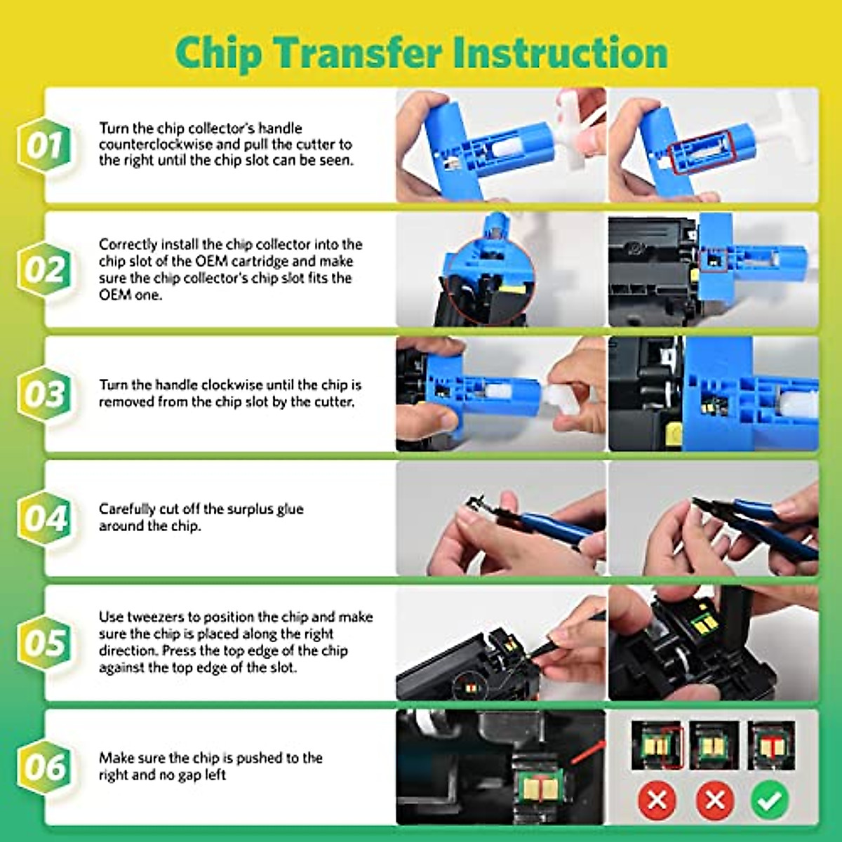 S SMARTOMNI [NO CHIP] 414A Compatible Toners_Cartridges Replacement for HP 414 414A W2020A 414X for HP Color Pro MFP M479fdw M479fdn M454dw M454dn M454 M479 Printer (2 Packs Black)