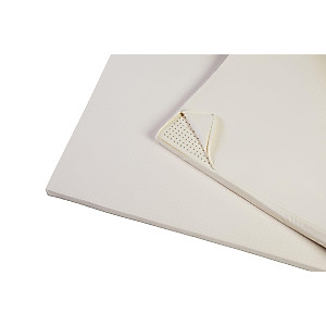 Pure Green Natural Latex Mattress Topper w/Jersey Cover - Firm - 3 Inch - Queen Size (GOTS Certified Organic)