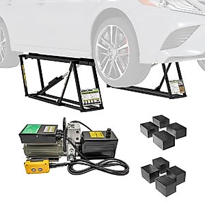Official QuickJack 5000TL – ALI Certified, 5,000 lb Capacity Portable Car Lift with 110V Power Unit for Home, Garage, Shop, or Mechanic Use