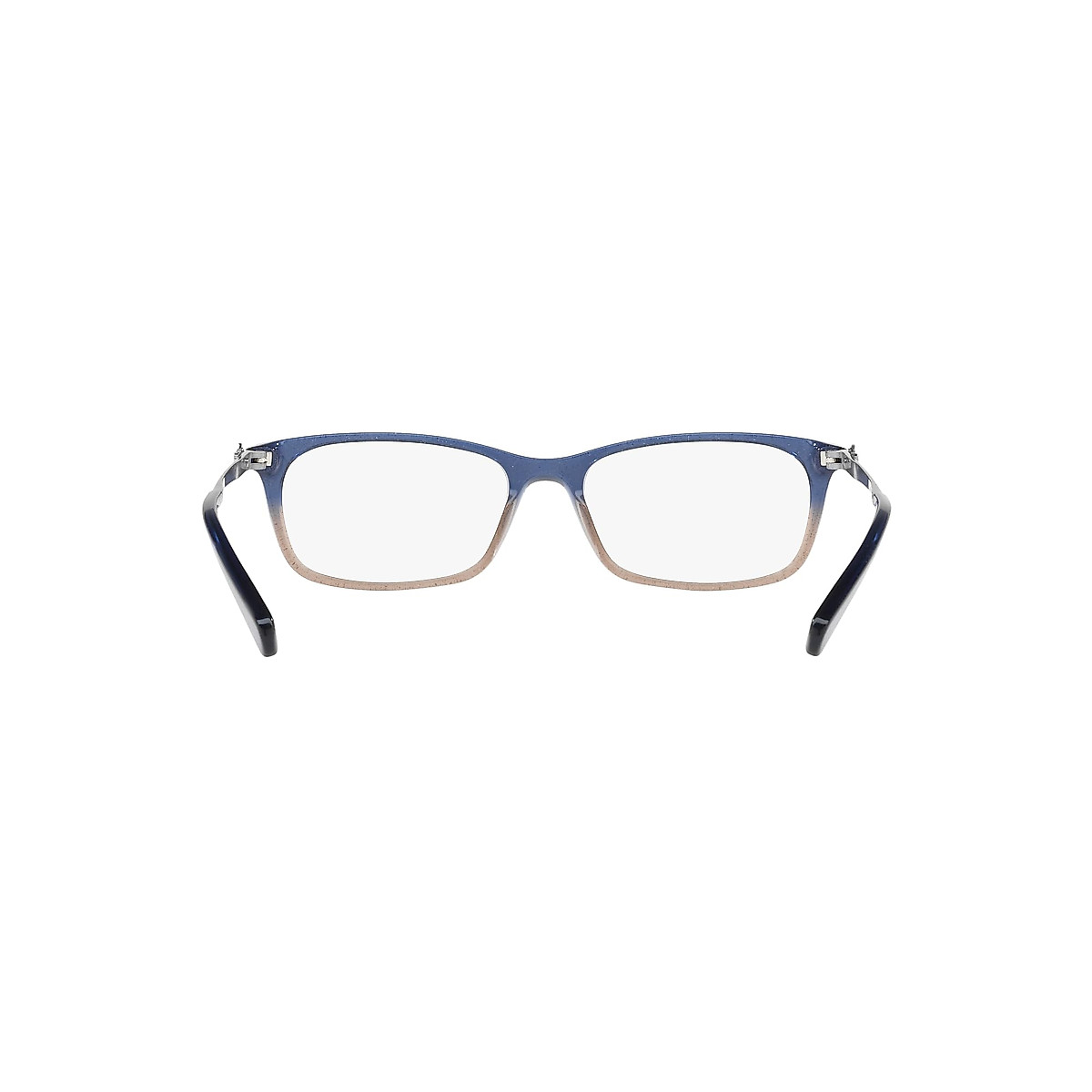 Coach HC6110 Prescription Eyewear Frames, Blue Beige Glitter Gradient/Demo Lens, 50 mm