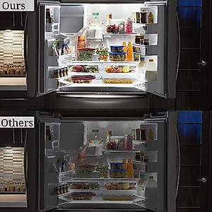 YIZCO A15 Refrigerator Light Bulb 4W 40Watt Equivalent 120v Appliance Bulbs Fridge Freezer Led Bulbs Waterproof Daylight White 2 Pack