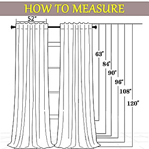 Timeper Red Velvet Curtains 96 inches - Holiday Decor Rust Velvet Curtains Back Tab Blackout Drapes Thick Soft Decorative Backdrop Curtains, Rust Red, W52 x L96, 2 Panels