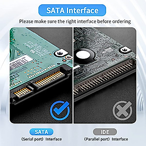 ELECPOW SATA 3.0 Cable(5 Pack), SATA III Right Angle 90 Degree HDD SDD Data Cable, Nylon Braided Cable with Locking Latch for SATA HDD, SSD, CD Driver, CD Writer(20 Inch)