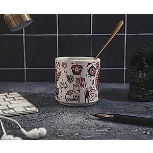 Supernatural "Join The Hunt" Single Stackable Ceramic Mug | Coffee Cup For Espresso, Tea, Cocoa | Holds 13 Ounces