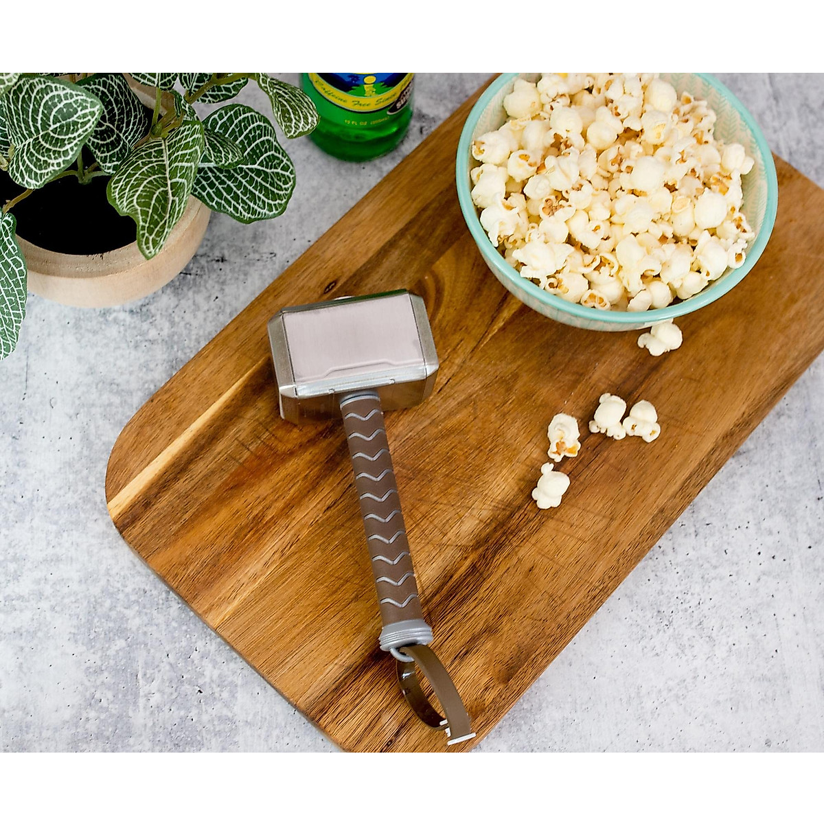 Marvel Thor Metal Mjolnir Bottle Opener With Etched Enchantment