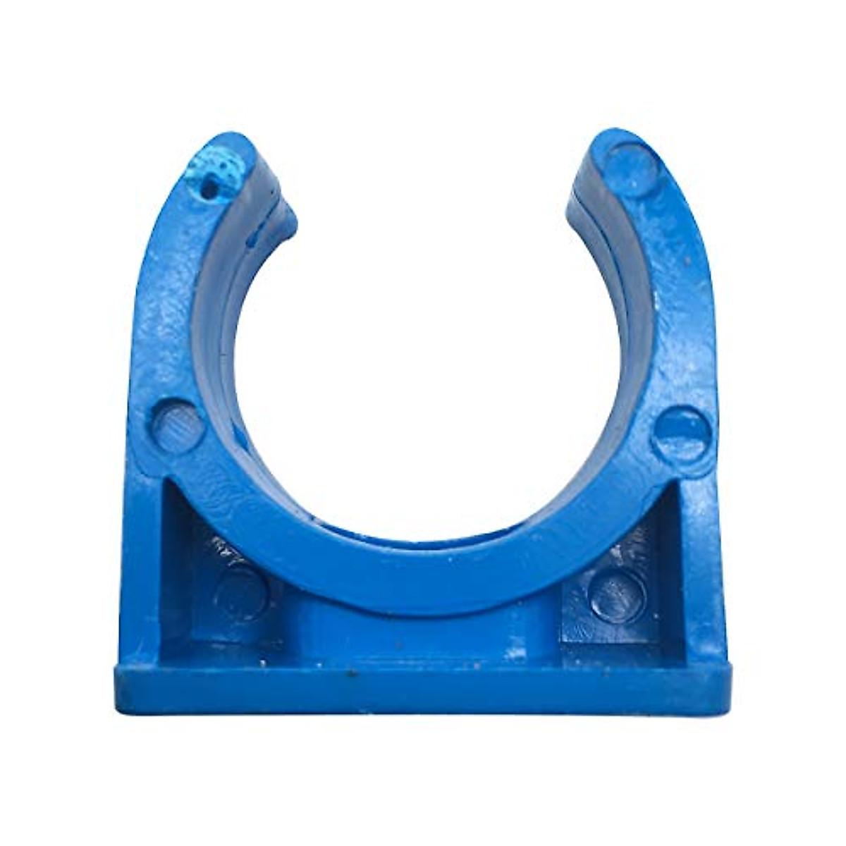 1/2inch PVC U Shaped Pipe Fitting Clamps Clips Water Tube Holder for Water Supply Blue 50pcs (20mm blue)