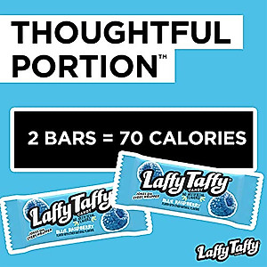 Laffy Taffy Candy, Blue Raspberry Flavored, Individually Wrapped Candy (145 Pieces)