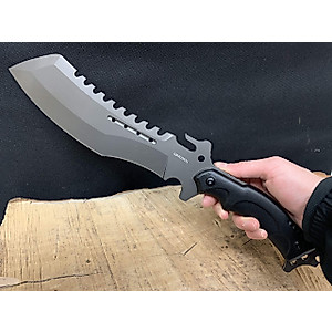 Wuu Jau HWT254 Full Tang Tactical Fixed Blade Hunting Knife With Sheath