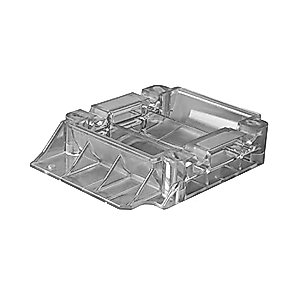ALFA International HOL637C 8 oz. Grooved Clear Hopper Bottom for Patty Makers