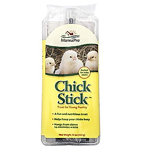 Manna Pro Chick Supplies Treat | Chick Brooder Chick Stick | Chicken Coop Accessories | Chick Starter Kit | 15 oz