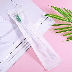 wellgler Oral Care Single Use Suction Swab Toothbrush （50pcs）