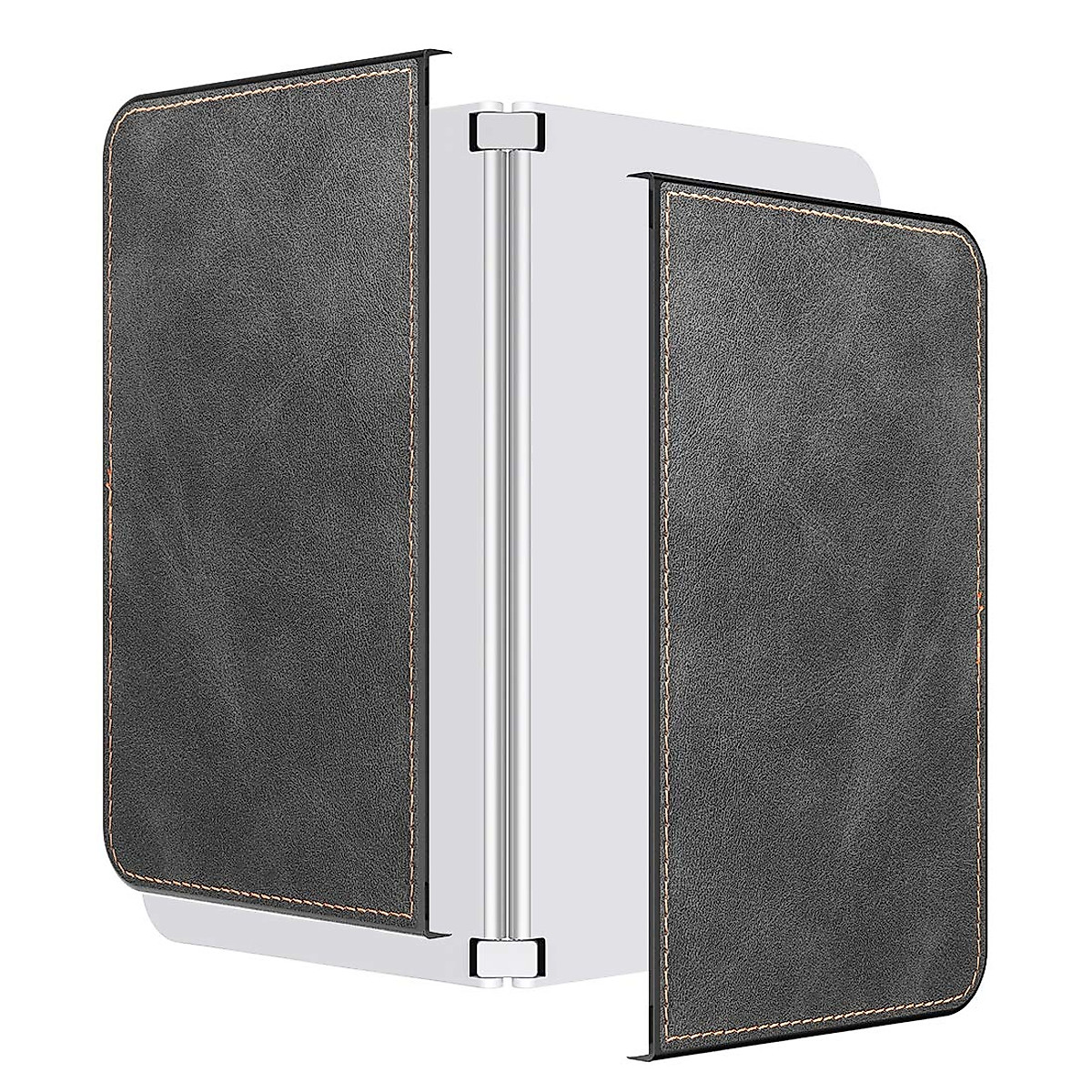 Feitenn Leather Slim Case for Microsoft Surface Duo Case 2020, Lightweight Folio Thin PU Leather Cover Durable Protective Bumper Shockproof Defender Shell for Microsoft Surface Duo 8.1" 2020 - Black