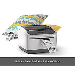 Zebra ZSB-DP14N ZSB Series 4" Small Business Label Printer, Direct Thermal Only, 300 DPI, Cloud Connected WiFi Bluetooth, Home Office Wireless Labeling for Address, Folders, Shipping, Barcodes,JTTANDS