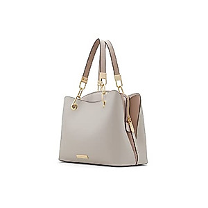 ALDO Women's Haysom Satchel Bag, Dark Beige
