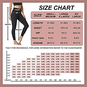 NexiEpoch 4 Pack Leggings for Women with Pockets- High Waisted Tummy Control for Workout Running Yoga Pants Reg & Plus Size