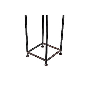 Creative Co-Op Metal House Shaped Fire Wood Holder with Handle