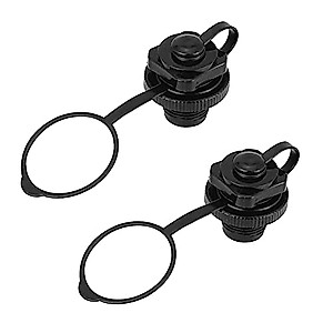 Inflatable Boat Air Valve,2PCS Inflatable Boat Spiral Air Plugs One-Way Inflation Replacement Screw for Inflatable Boat