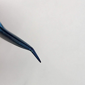 Tool Alement Japan Stainless Steel Plasma Coating 12cm 45 Degree Angle Eyelash Tweezer BL-JP12-4004