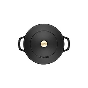 Staub 40511 473/0 with Chistera Black Cast Iron 24 cm