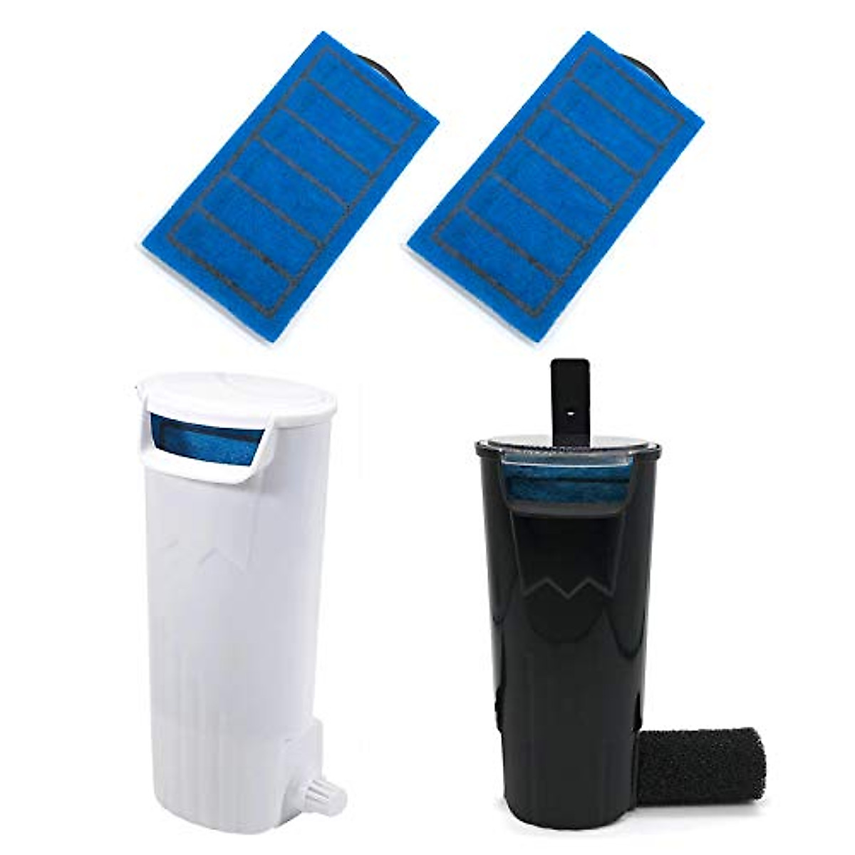 XEOGUIYA 2PCS Aquarium Filter Replacement Cartridges, Replacement Carbon Filters for Aquarium Fish Tank Turtle Filter