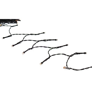 Festive Christmas String Lights, Battery Operated Timer LED, Warm White, 100 bulbs