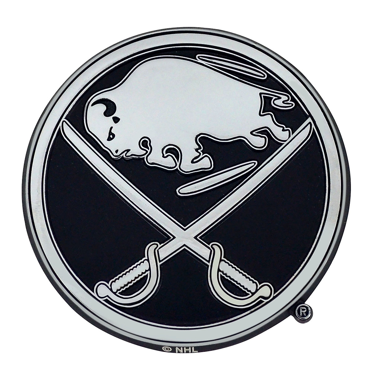 FANMATS 14845 Buffalo Sabres 3D Chrome Metal Auto Emblem