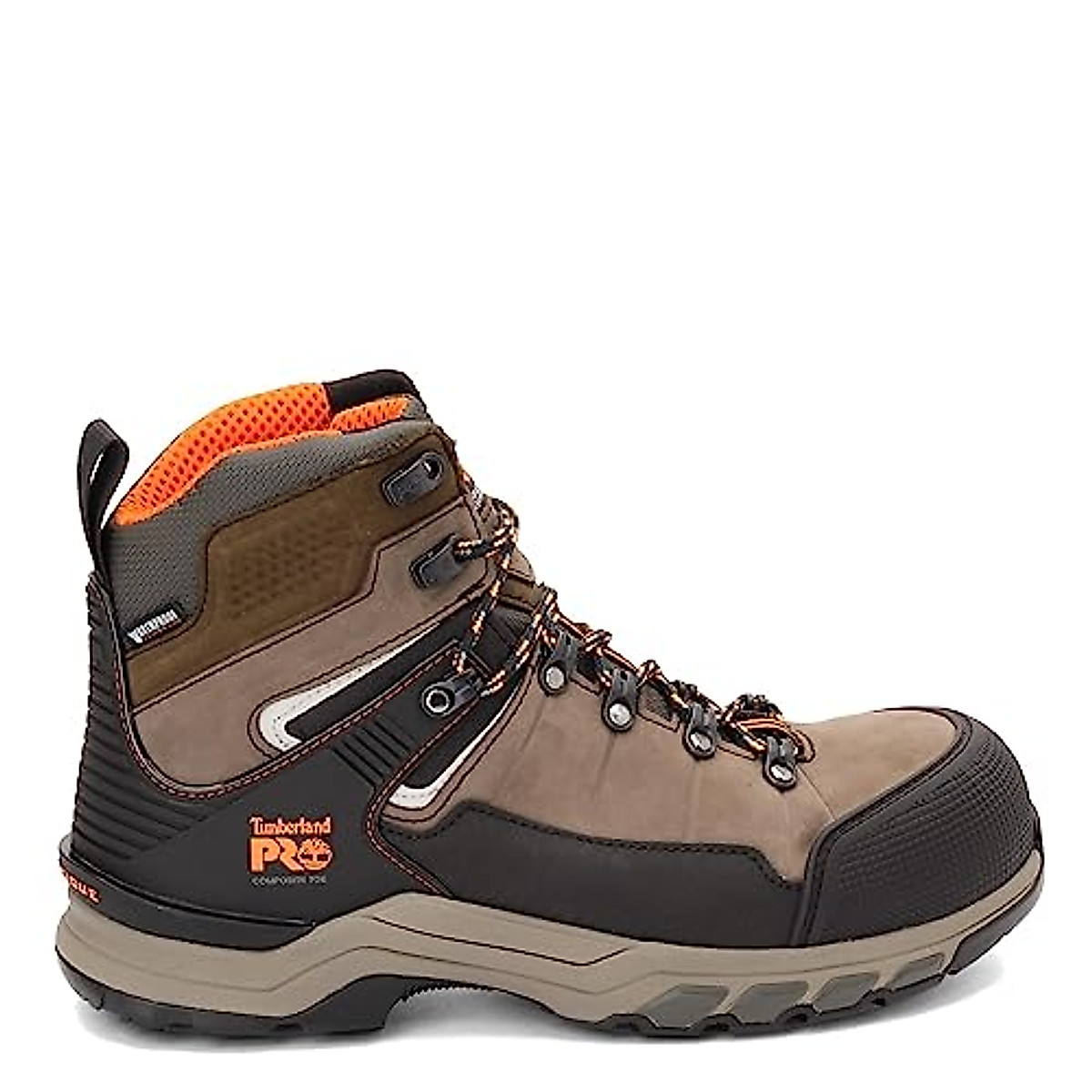 Timberland PRO mens Hypercharge Trd 6" Composite Safety Toe Waterproof Industrial Hiking Work Boot, Brown Canteen, 11 US