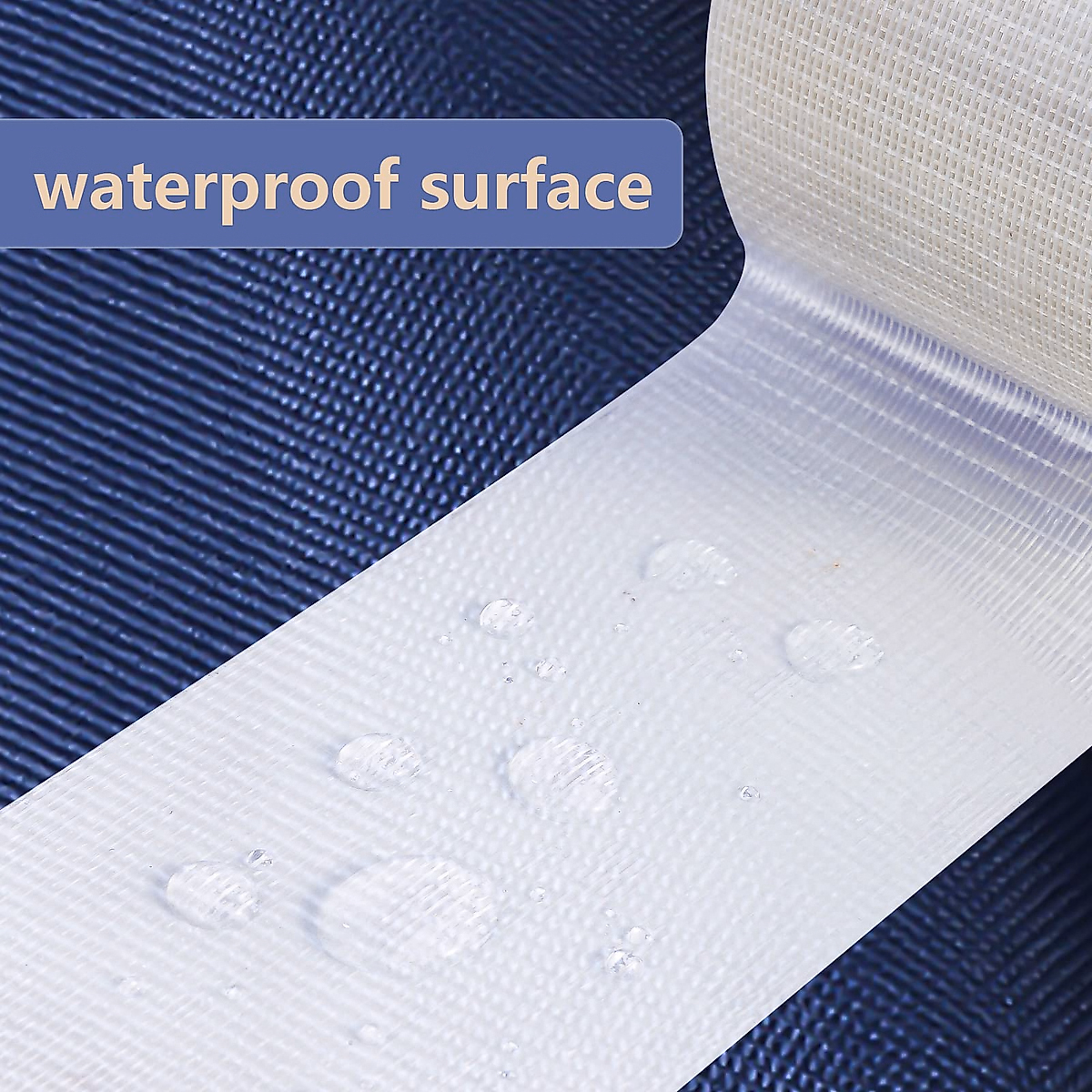 Breliter Fiberglass RV Awning Repair Tape - Repair Tape for Canvas, Tent Repair Tape for Tarp, Boat Covers, Sail, Tear Repair Patch Kit, Heavy Duty and Waterproof - 3.15 Inch Wide 50FT Long