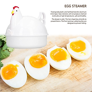 Egg Cooker, Microwave Hardboiled Egg Maker 4 Egg Egg Boiler Steamer Chicken Shape Egg Poacher Egg Poacher Egg Cooker Microwave