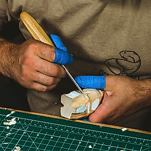 BeaverCraft Cut Resistant Tape Adherent Wrap Tape No-Cut Tape for Wood Carving and Whittling NCT6 6pcs