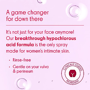 Love Wellness Intimate Skin Support I UTI Prevention and Cleanser Spray I Odor Removal & Itch Relief, Hypochlorous Acid Formula, pH-Balanced & Fragrance-Free, 4 fl oz