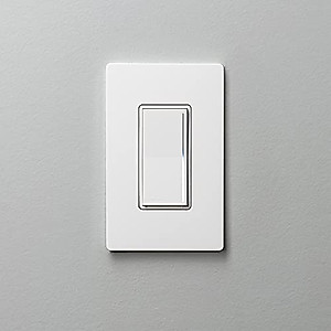 Lutron Sunnata Touch Dimmer Switch with Wallplate with LED+ Advanced Technology, for LED and Incandescent, 3 Way/Multi Location, STCL-153MW-WH, White