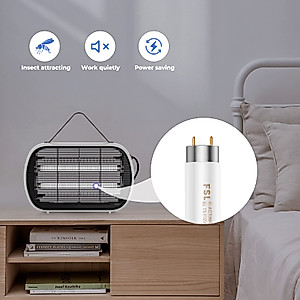 Buzbug Mosquito Killer Lamp Replacement Bulbs for Buzbug MA-015, Bug Zapper Light Bulb with 20W UV Light, 2000 Sq.ft Coverage, 5,000 Hours Lifespan, White, 2 Pack